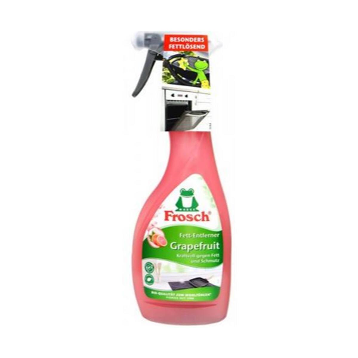 Frosch Grapefruit Fettlöser 500ml Sprühflasche Backofenreiniger, 5,27